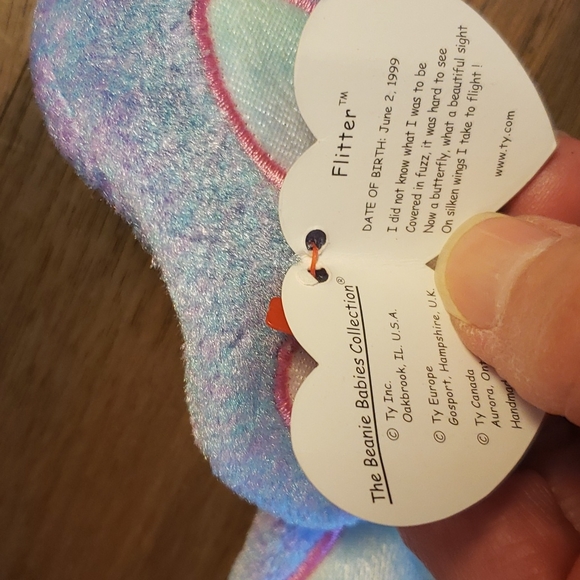 Ty | Toys | Ty Original Flitter Beanie Baby | Poshmark